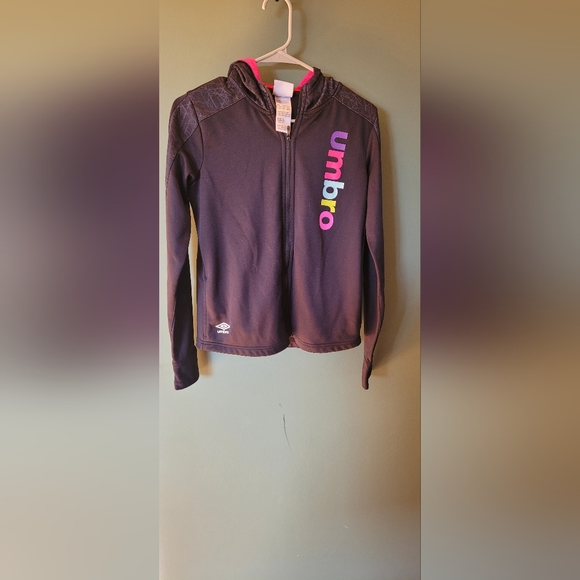 Umbro | Shirts & Tops | Umbro Girls Zip Up Rainbow Logo Size Xl 4 16 ...